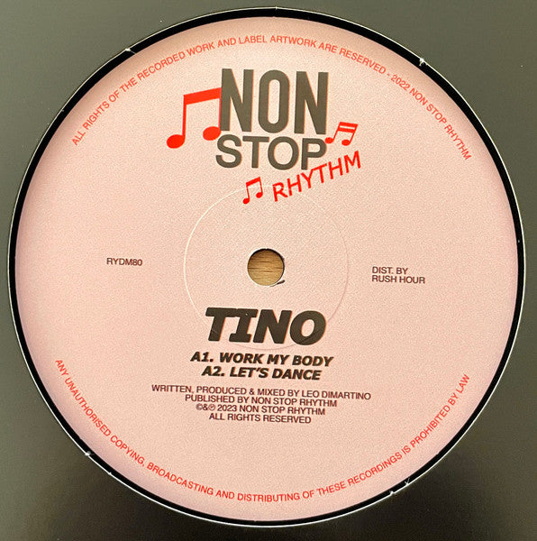 Tino-Work My Body / Let's Dance – Gramaphone Records
