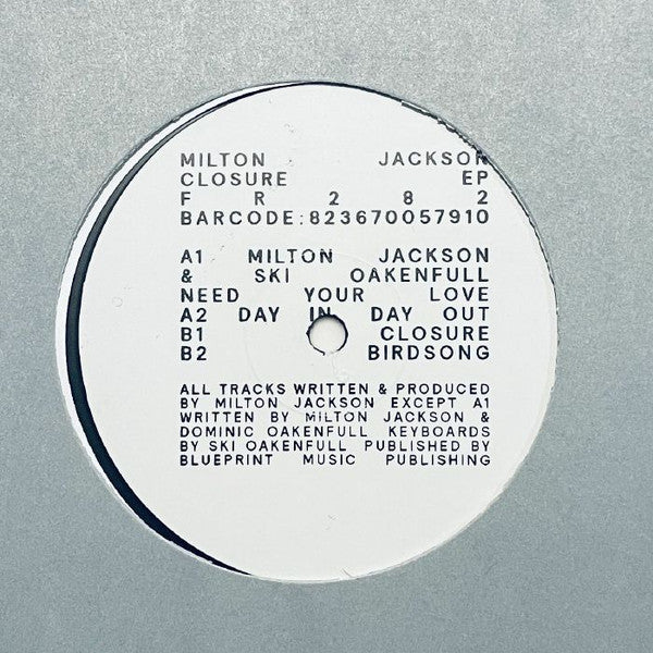 Milton Jackson Closure Ep Gramaphone Records